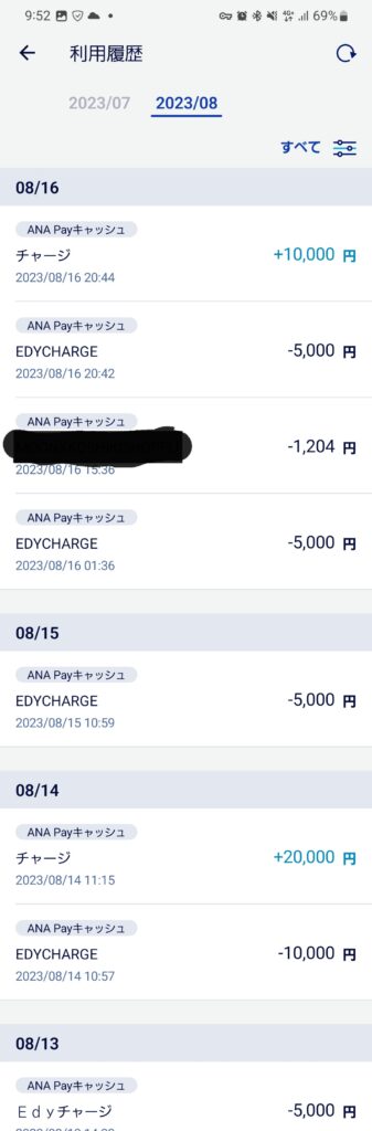 ANA Pay経由で楽天edyにチャージをしたら利用制限を食らったので電話で解除要請した話 – たれ耳うさぎのブログ